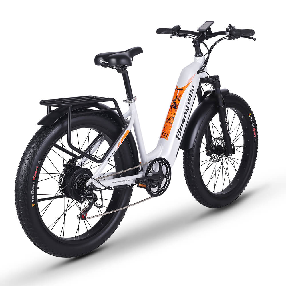 Shengmilo MX06 Step through E-Bike 500W Motor 48V 17.5AH +50Mi Range T ...
